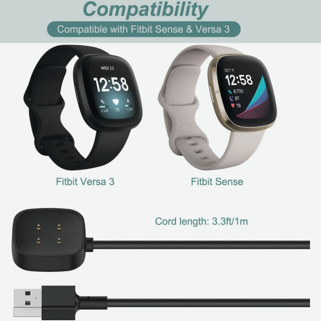 Fitbit Versa 3 Charger - The Essential Charging Solution - Brandligo